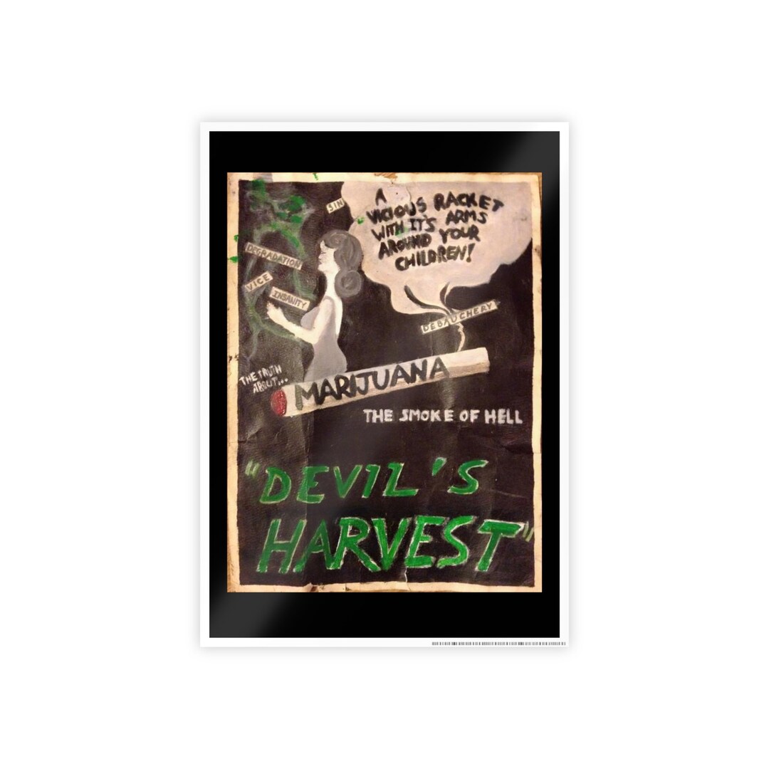 Devil's Harvest Recreation Vintage Propaganda Poster 11.5 X 16.5 - Etsy