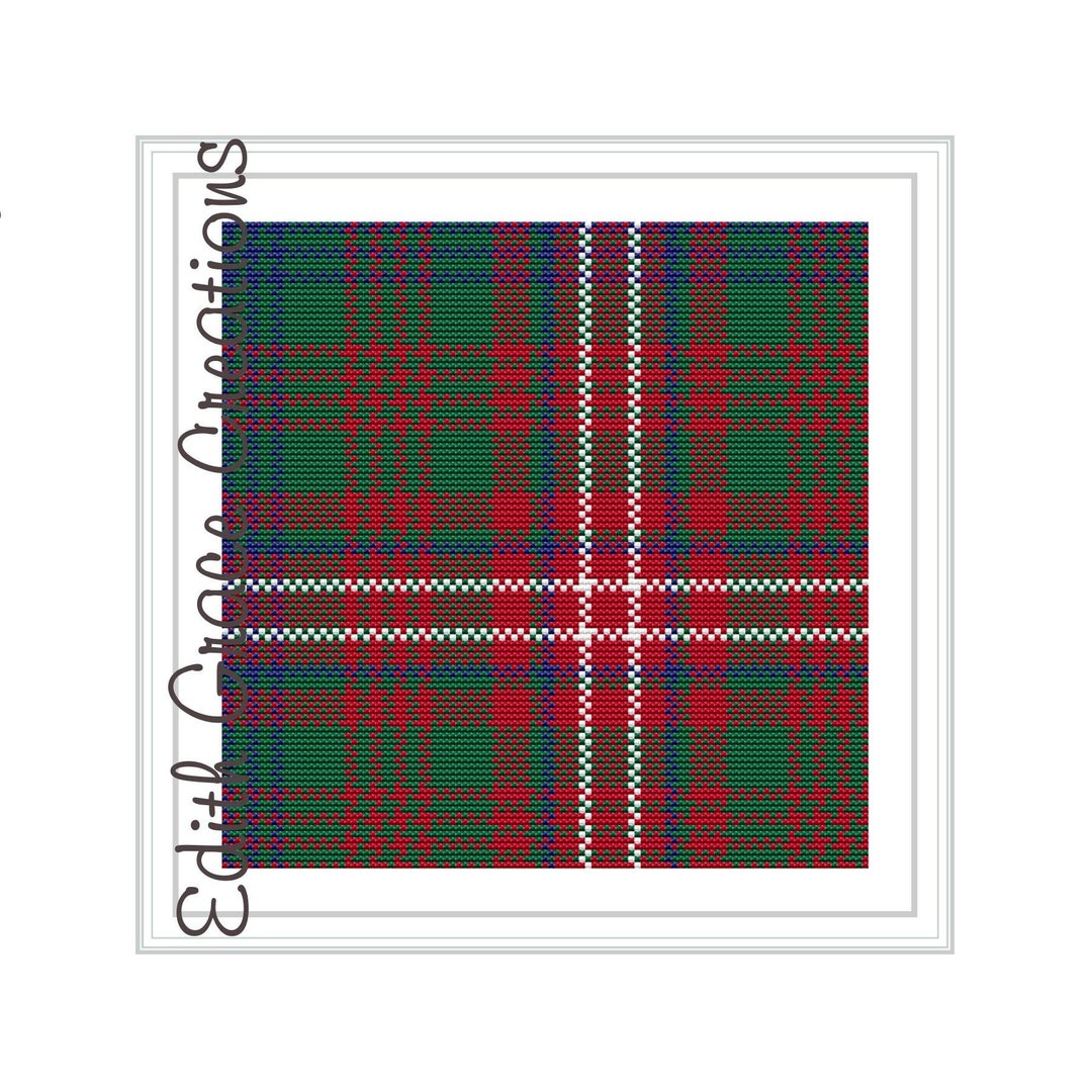 Wilson Modern Tartan - Cross Stitch Pattern - Tartan Plaid - Scottish ...