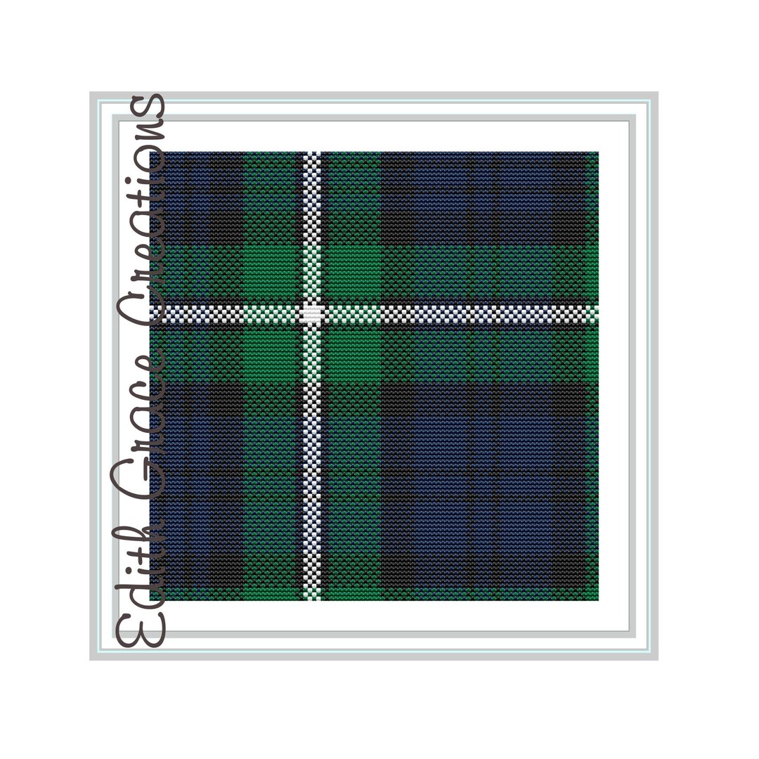 Forbes Modern Tartan - Cross Stitch Pattern - Tartan Plaid - Scottish ...