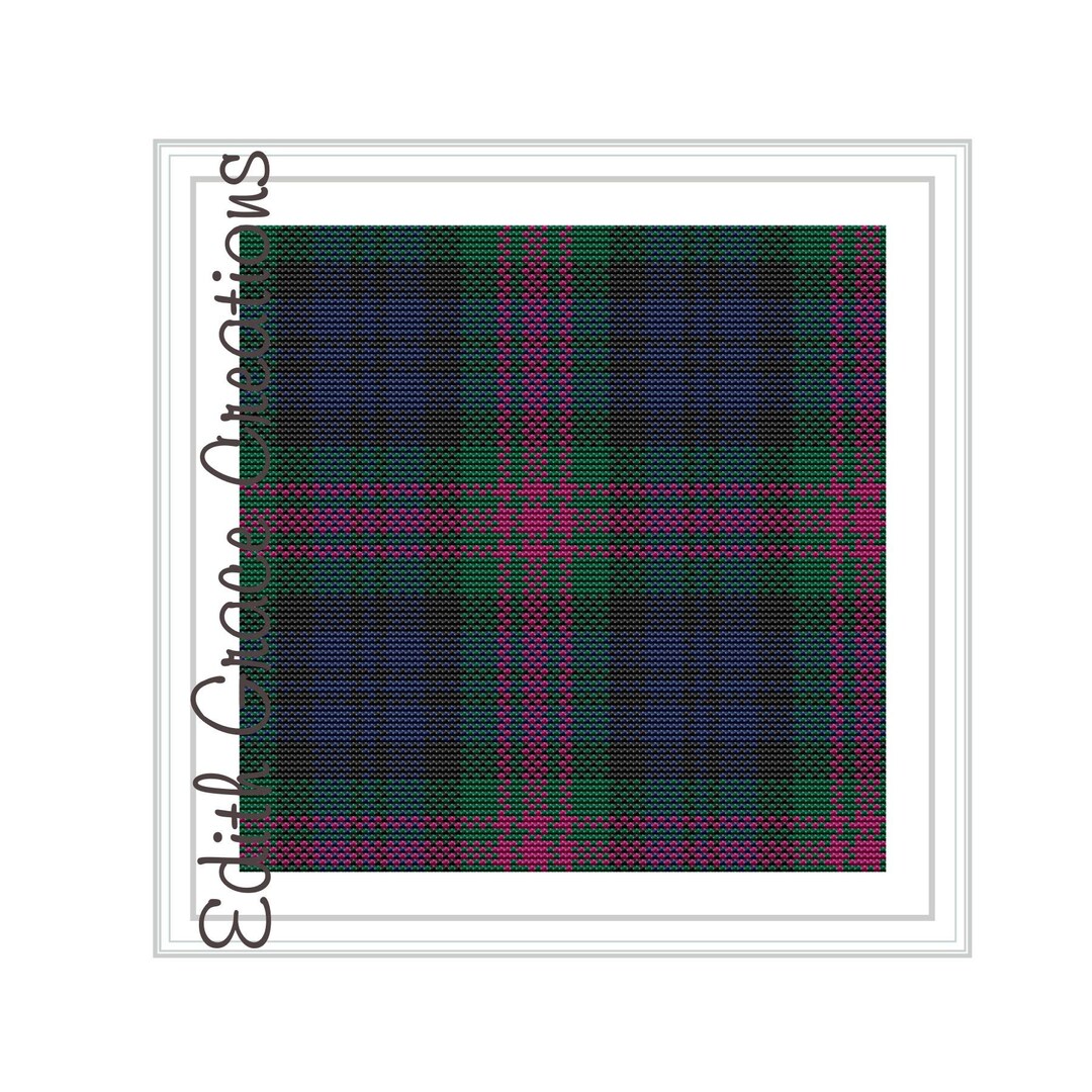 Baird Modern Tartan Cross Stitch Pattern - Scottish Heirloom for Home ...
