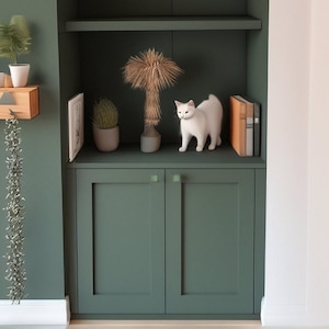 Built-in MDF Cupboards for Your Alcove DIY Project - Etsy UK