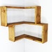 Inside Corner Shelf Unit in Dark Oak. Kitchen & Bathroom - Etsy