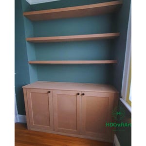 Built-in MDF Cupboards for Your Alcove DIY Project - Etsy UK