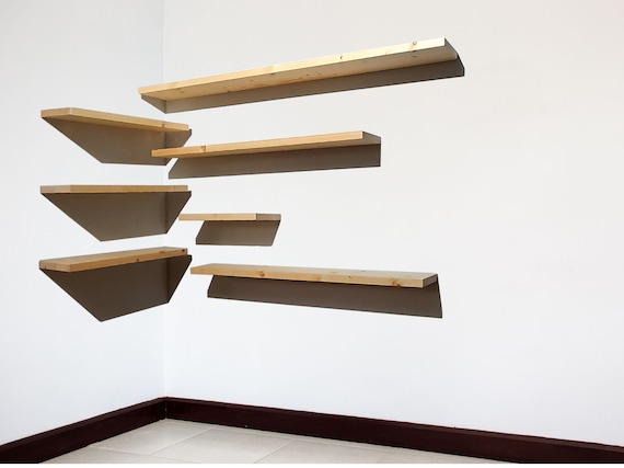 Floating Wooden Wall Shelf 7 Deep for Your Home Improvement Wall Decoration Etsy