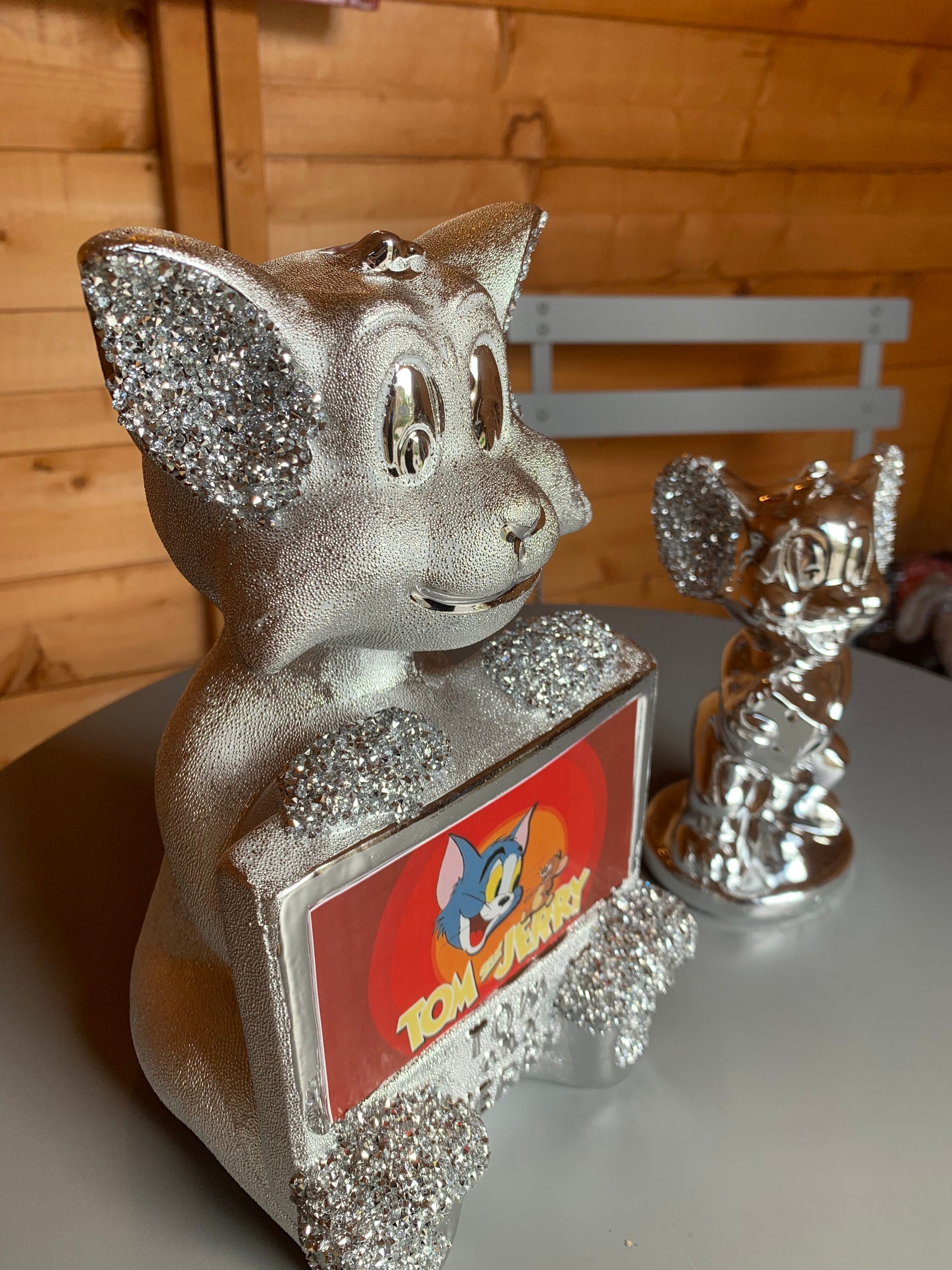 Tom and Jerry Crushed Diamond Set - Etsy