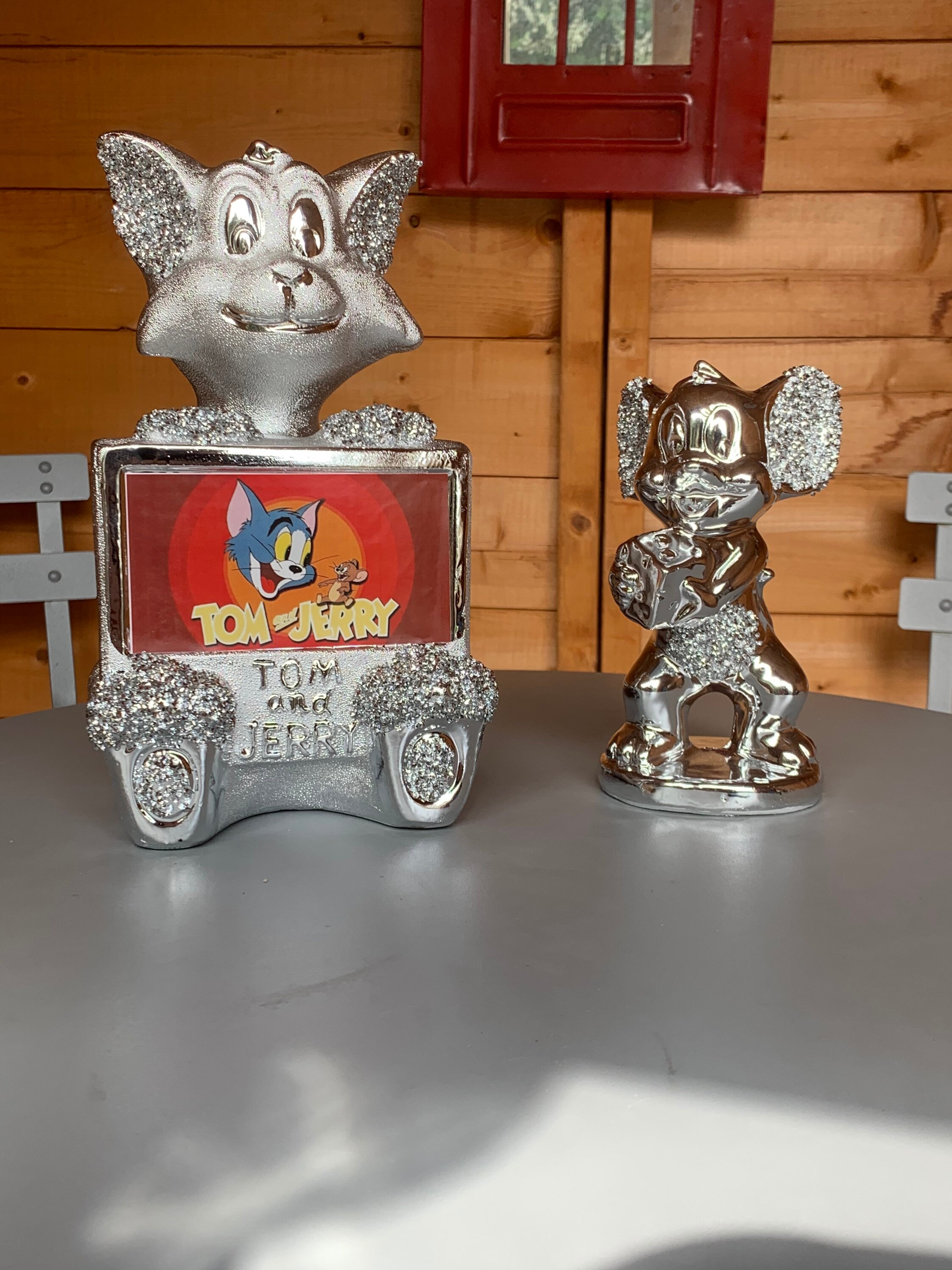 Tom and Jerry Crushed Diamond Set - Etsy