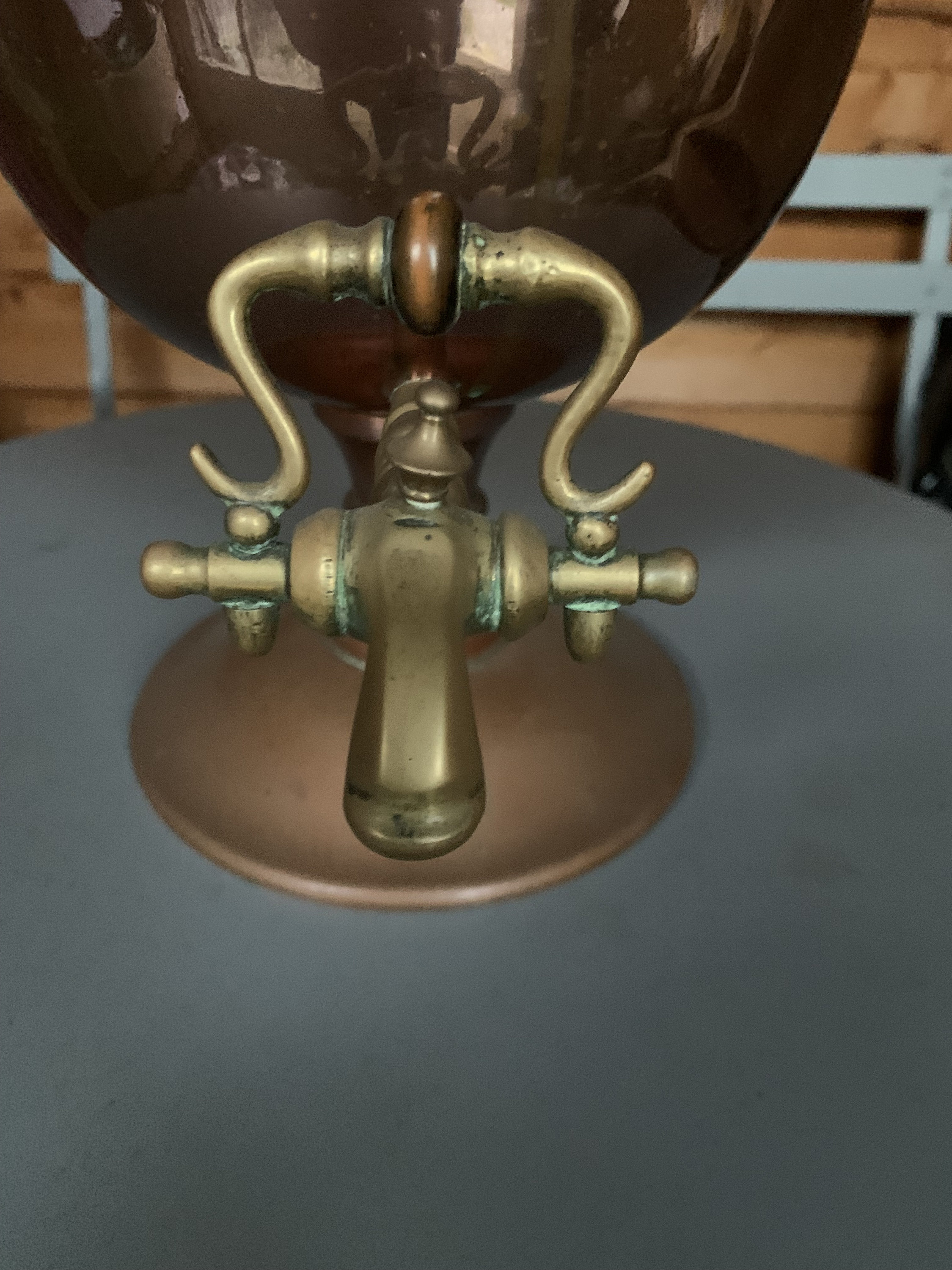 Antique Copper Samovar Urn Brass Tap - Etsy