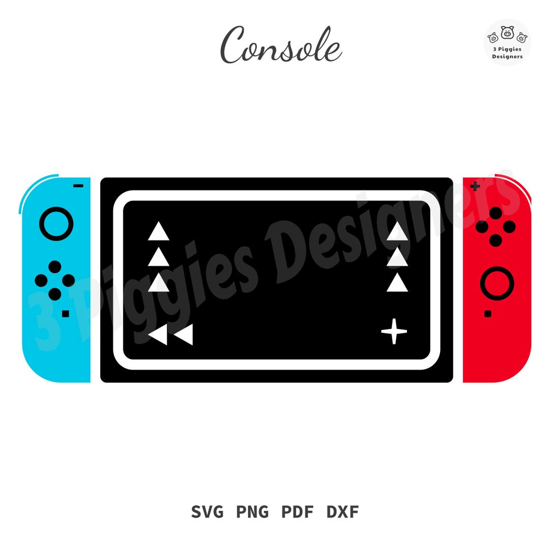 Console SVG • Drawings SVG Template: Cricut, Silhouette, PDF (digital ...