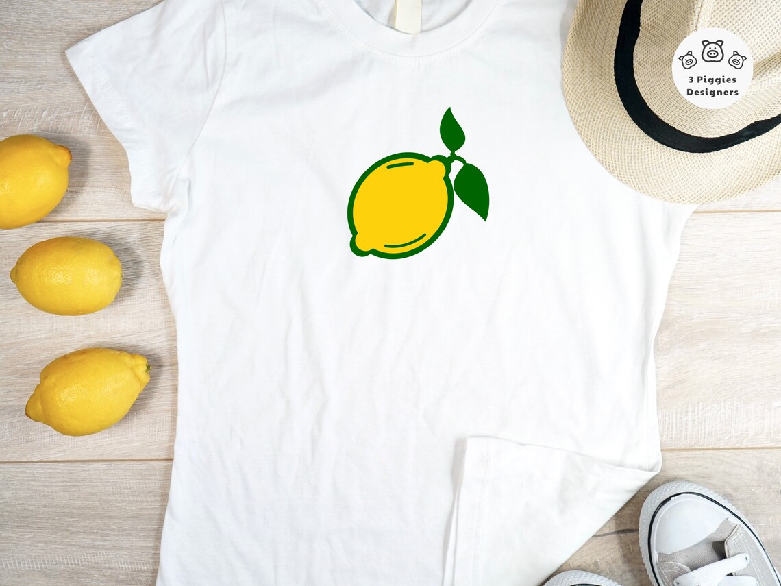 Lemon SVG • Fruit Pdf Png Dxf for Cricut Silhouette Instant Download ...