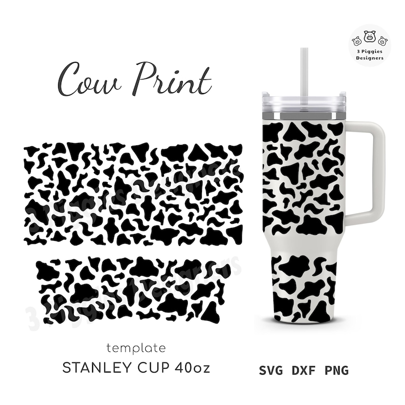 Cow Print Stanley Cup - Etsy