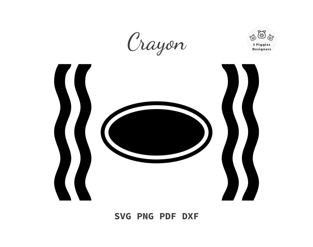 Crayon SVG • Crayon Wrapper Costume Dxf Png Pdf Instant Download Cut ...