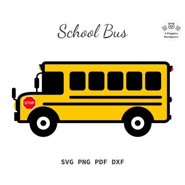 School Bus Svg - Etsy
