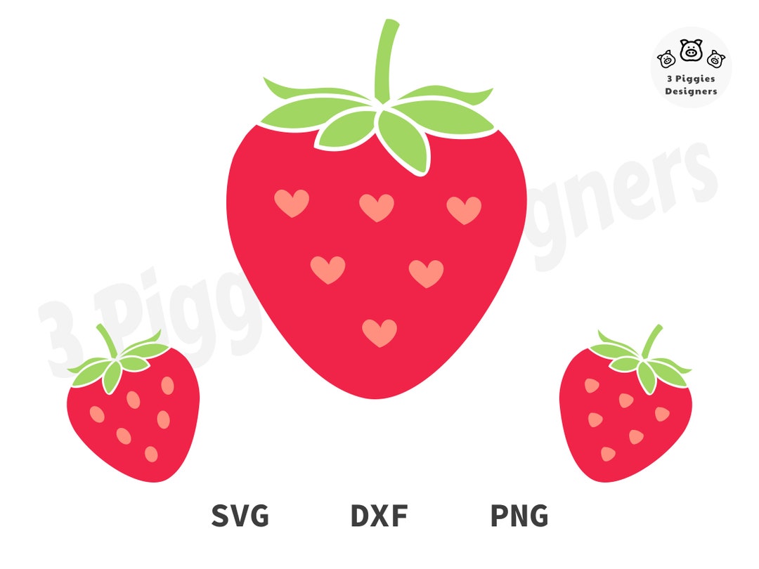 Strawberry Svg Strawberries Dxf Png Instant Digital Download for Cricut ...