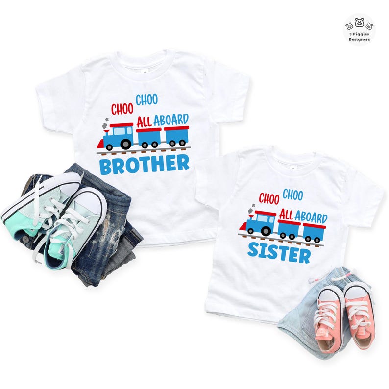 I'm One Choo Choo Train SVG: Family Designs, Cricut & Silhouette ...