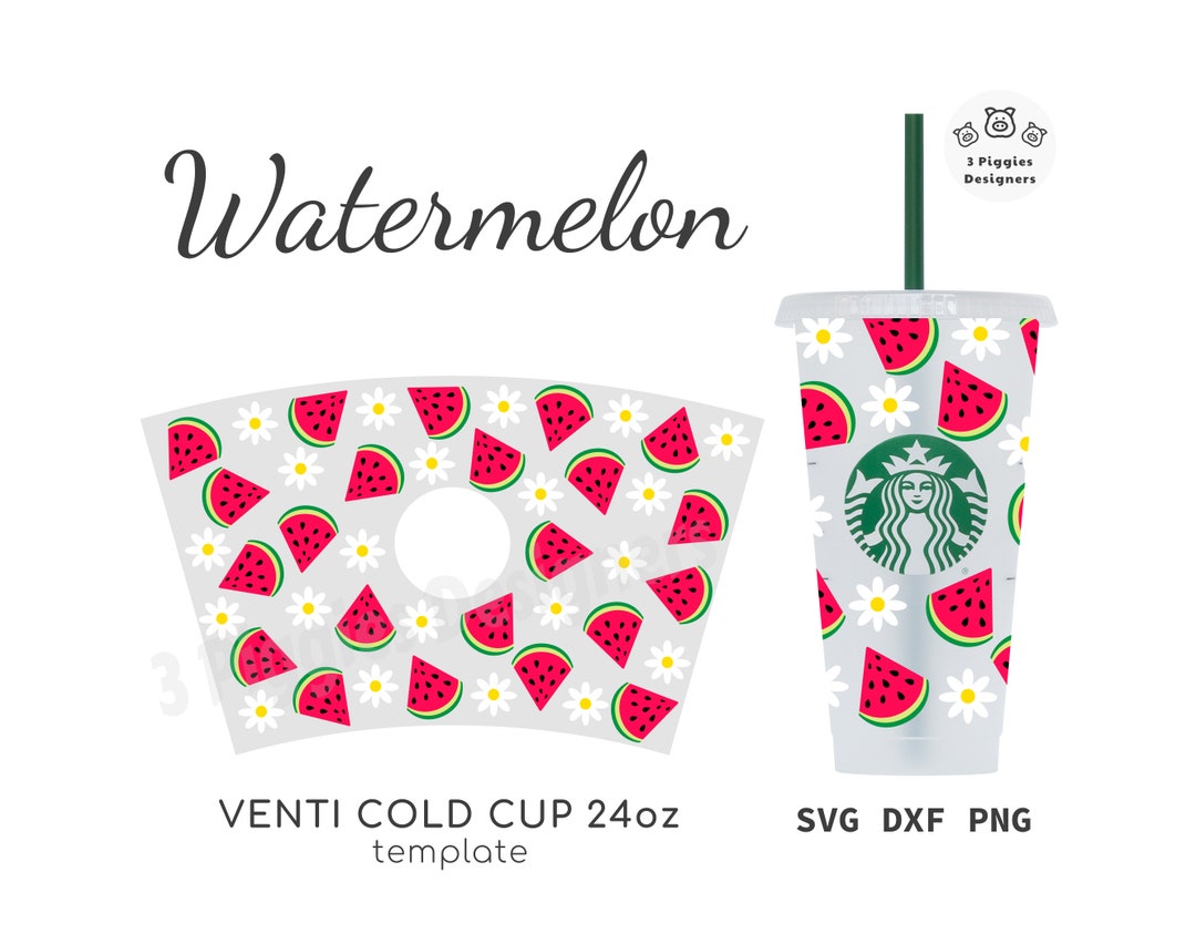 Watermelons 24oz Venti Cold • Starbucks Cup • Daisy Png and Svg ...