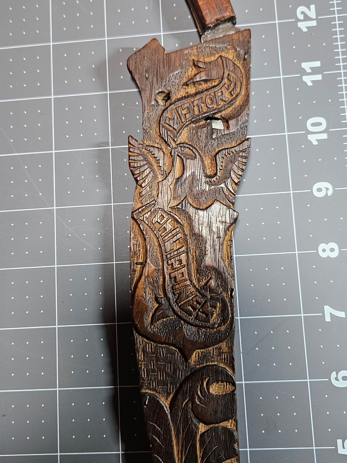 American Trench Art Philippine Half Moon Knife. - Etsy