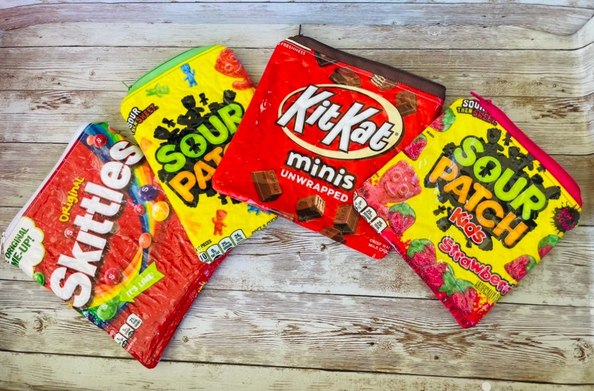 Assorted Candy - Vinyl Zipper Lined Fabric Pouch - Etsy