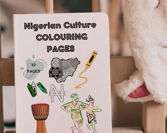 African Food Colouring Pages for Children, Kids Printable Sheets, Cute ...