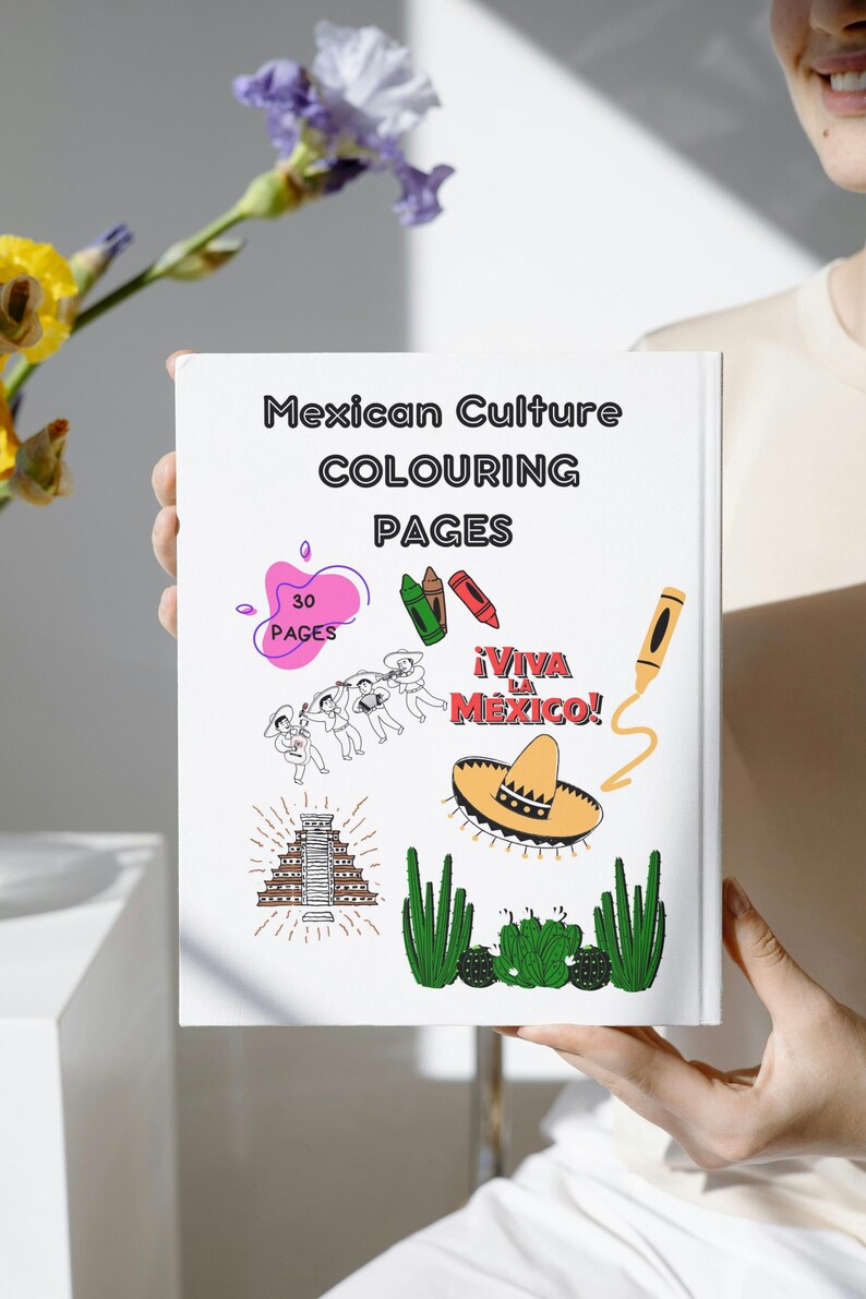 Mexican Culture Colouring Pages for Children, Kids Mexico Printable ...