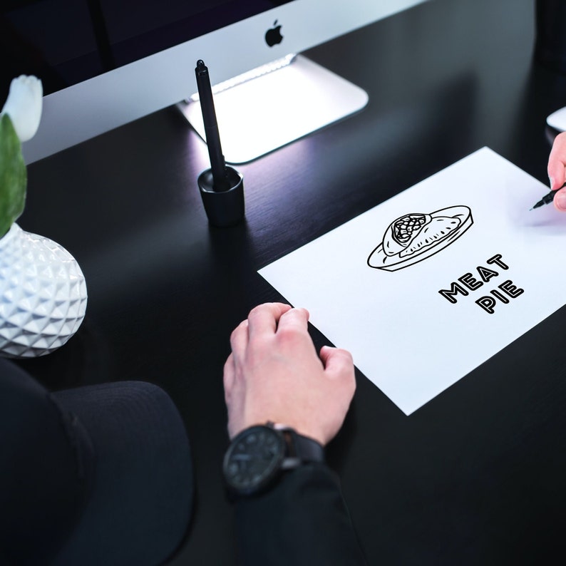 African Food Colouring Pages for Children, Kids Printable Sheets, Cute ...