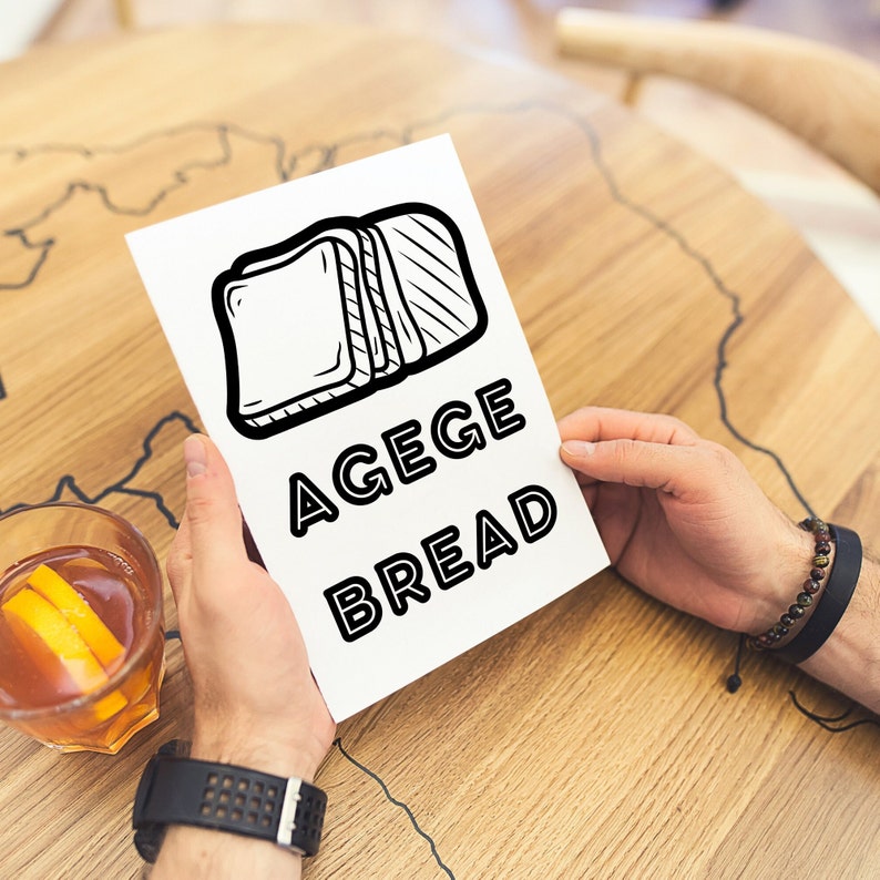 African Food Colouring Pages for Children, Kids Printable Sheets, Cute ...