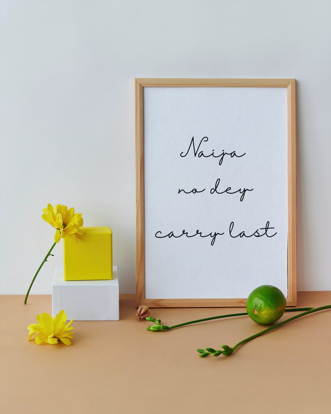 A4 Nigerian Proverb Wall Art, Neutral West African Art, Yoruba Igbo ...