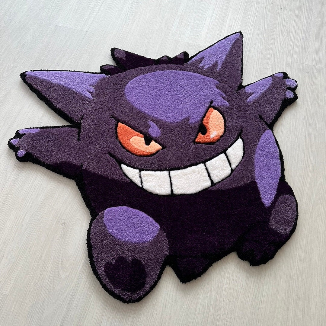 Gengar Handmade Rug | Tufted Rug | Custom Rug | Home Decor Rug ...