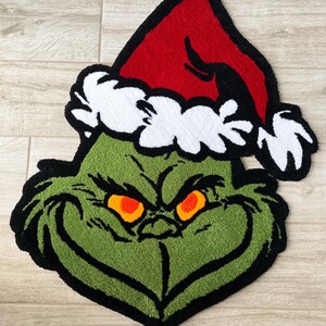 The Grinch Rug Christmas Rug Christmas Decorations Home Decor Handmade ...
