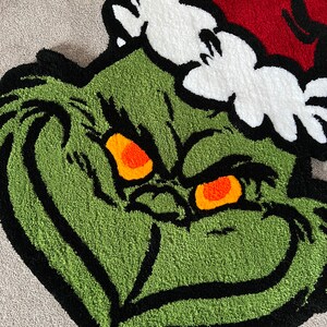 The Grinch Rug Christmas Rug Christmas Decorations Home Decor Handmade ...