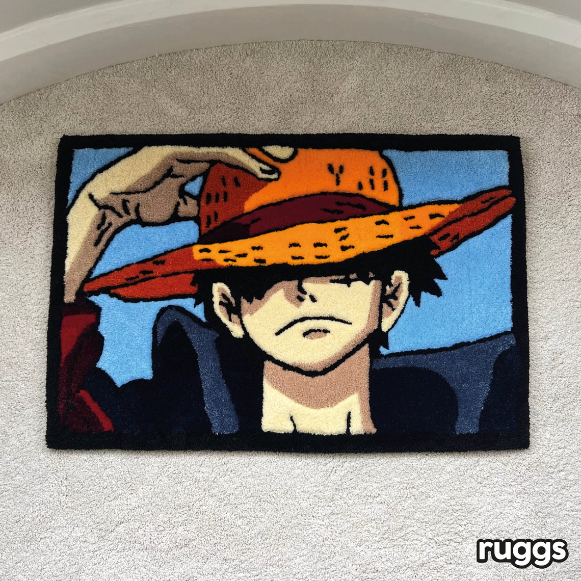 Monkey D Luffy Rug One Piece Rug Tufted Rug Luffy Rug Anime Rug Custom ...