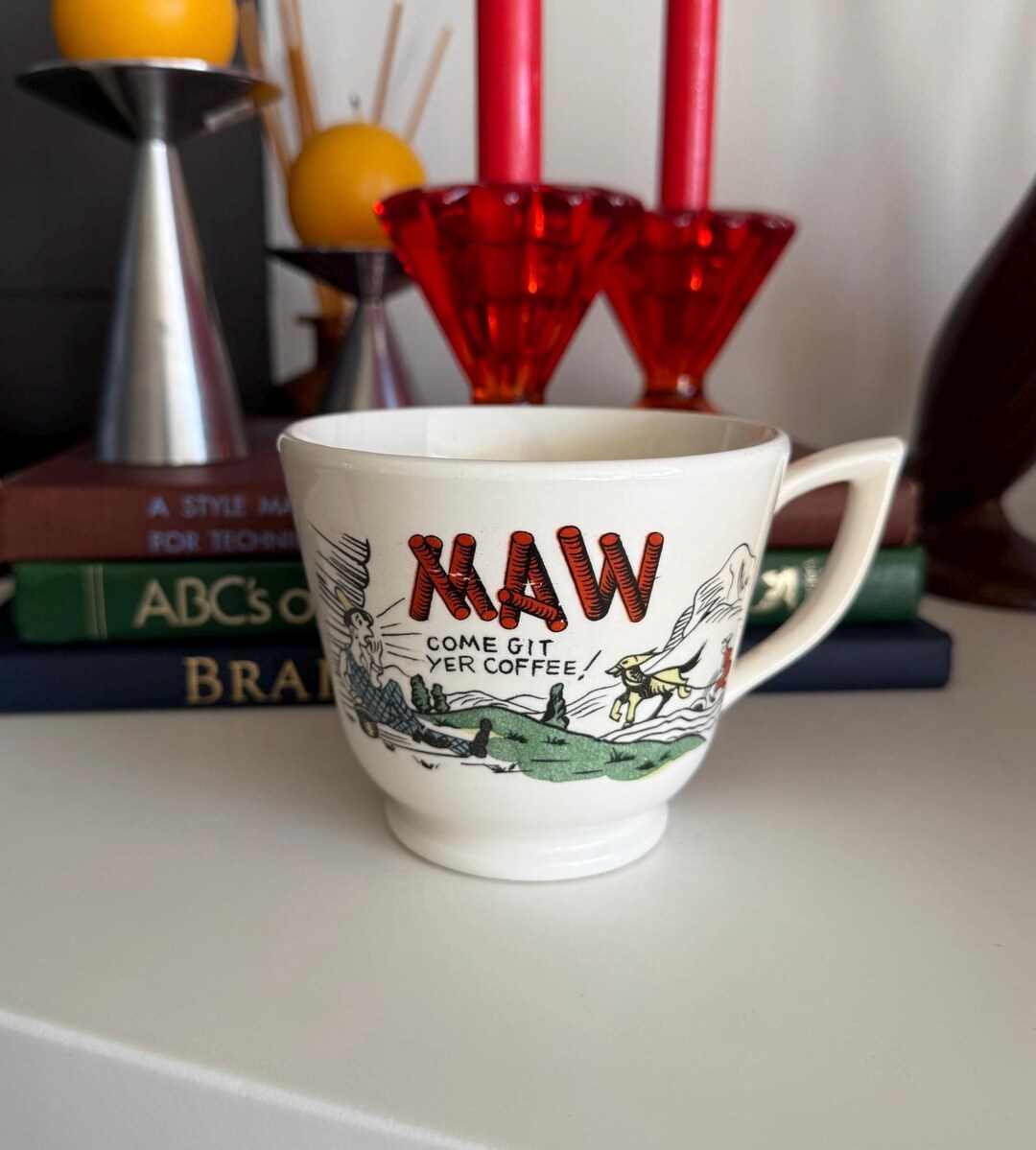 Vintage “maw Come Get Yer Coffee” Coffee Mug - Etsy