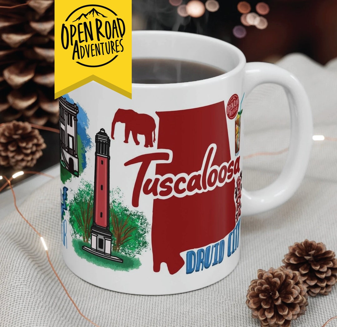 Alabama Coffee Mug College Decor College Apparel Alabama - Etsy
