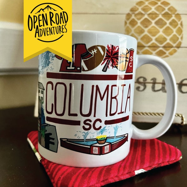 South Carolina Mug - Etsy