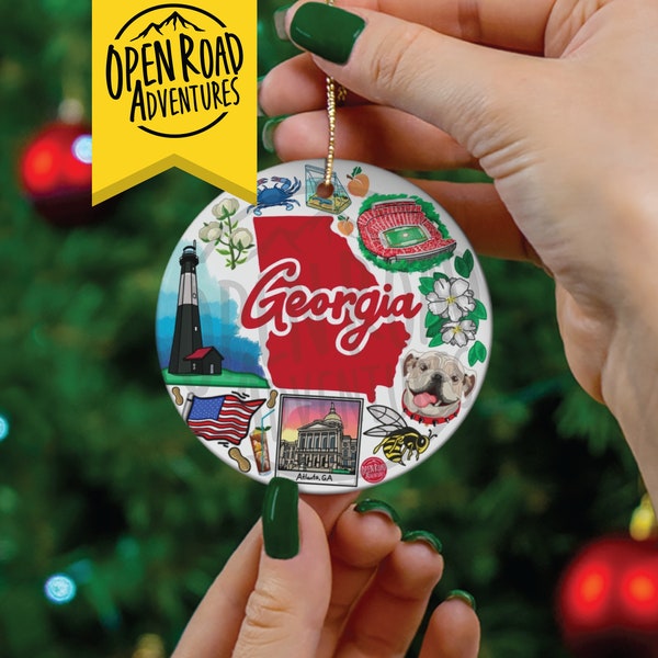 Uga Christmas Ornament - Etsy