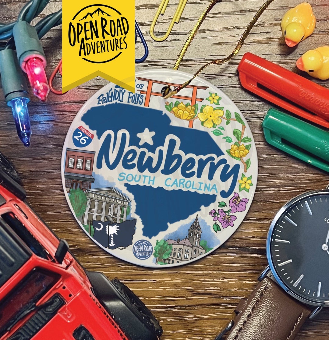 Newberry SC Christmas Ornament Gift for Newberry South Carolina ...