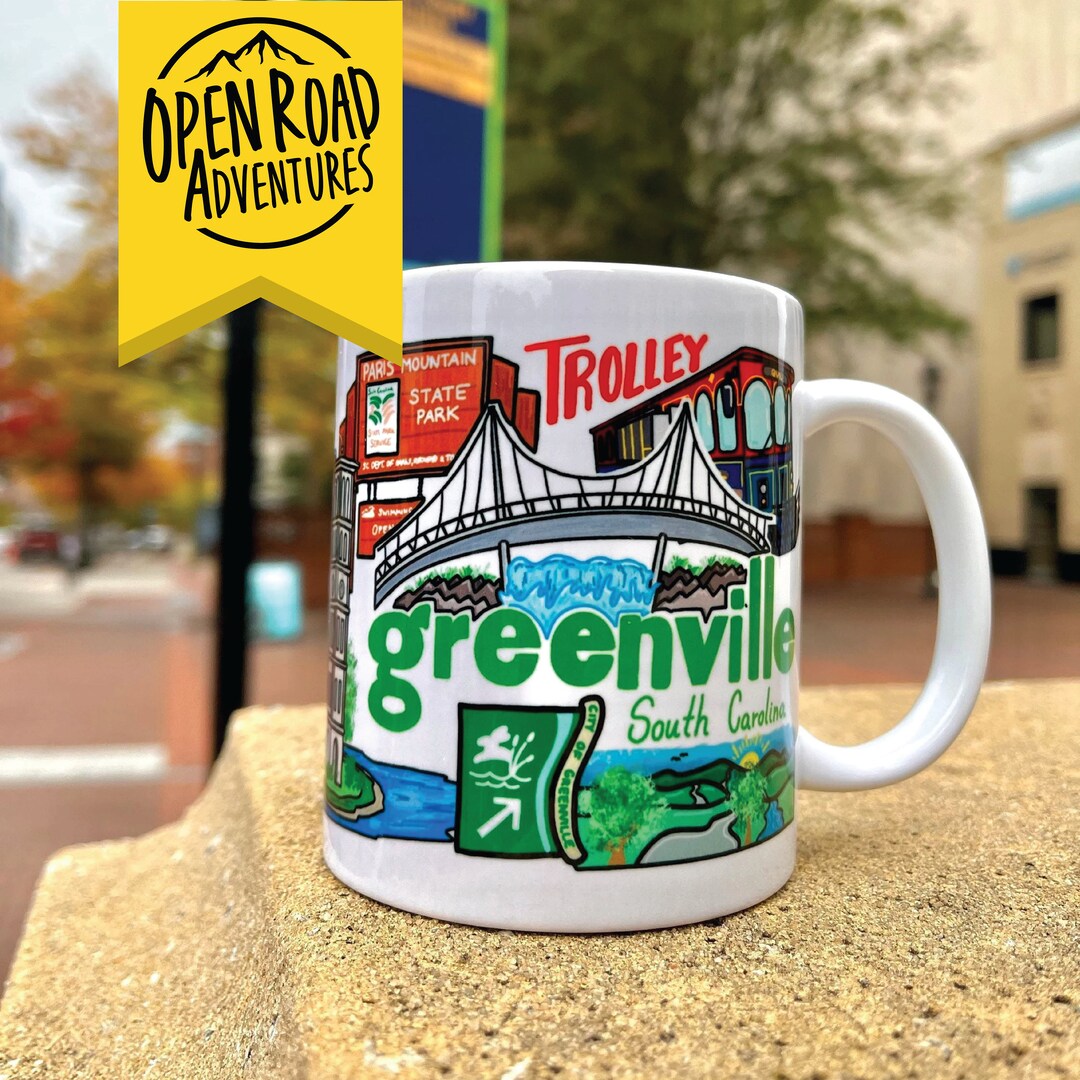 Greenville SC Coffee Mug | Unique Gift for Greenville SC Residents ...