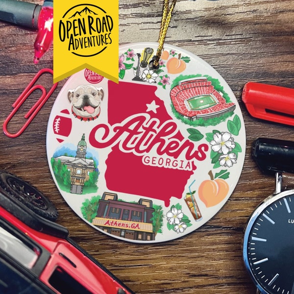 Uga Christmas Ornament - Etsy