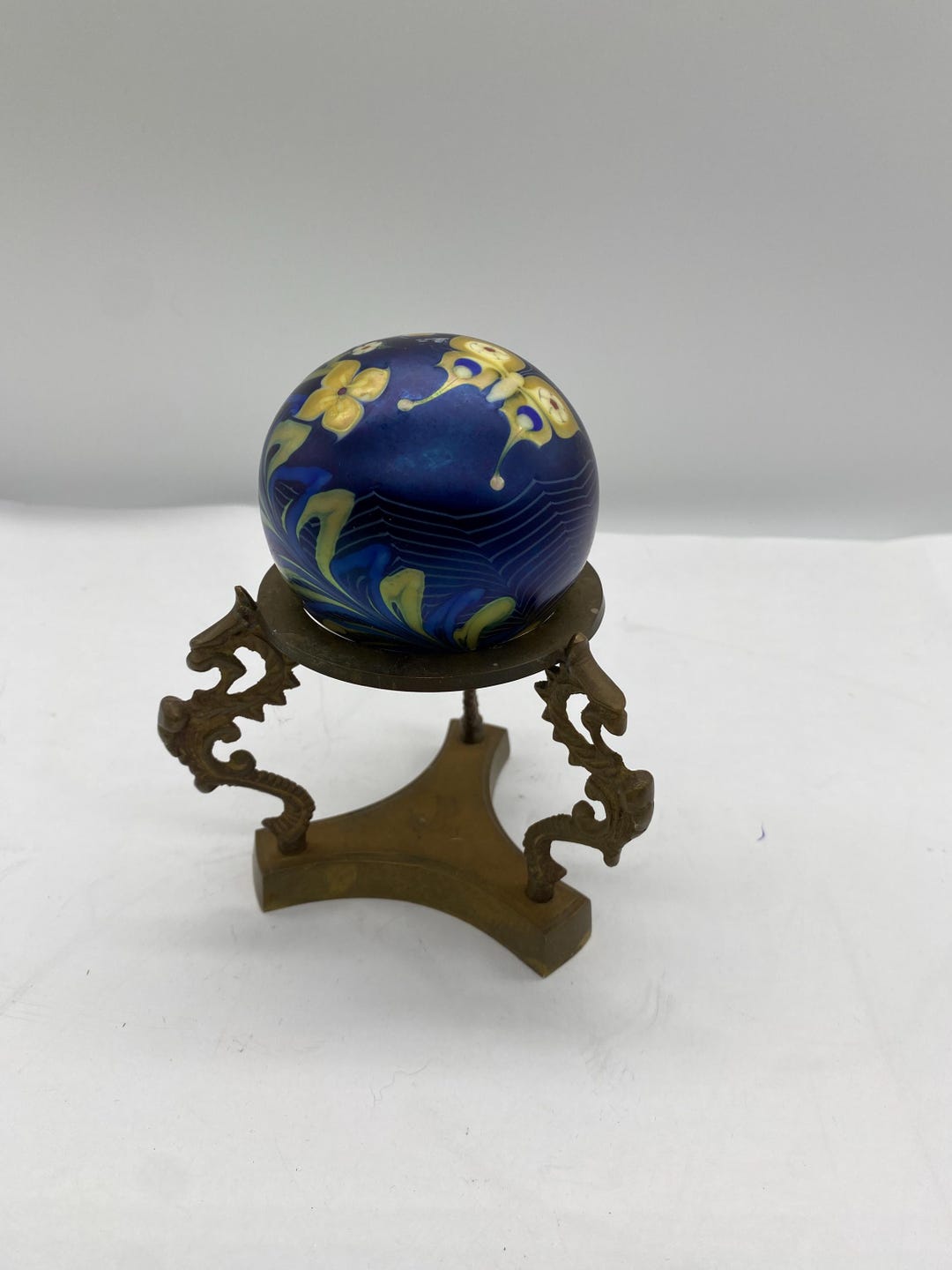 Grant Randolph Studios Art Glass Paperweight Signed and Numbered 82/ ...