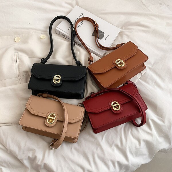 Leather Flap Bag - Etsy