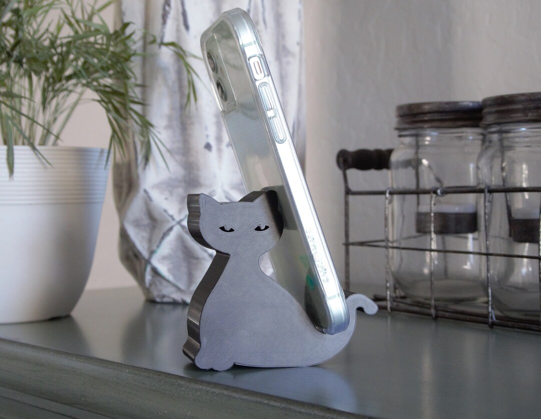 Phone Stand Phone Holder Cat - Etsy