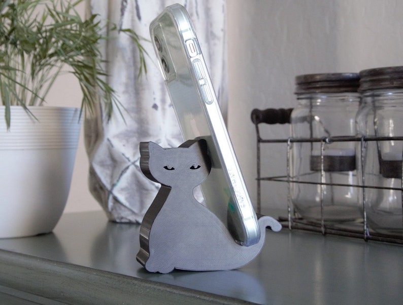 Phone Stand, Phone Holder Cat - Etsy