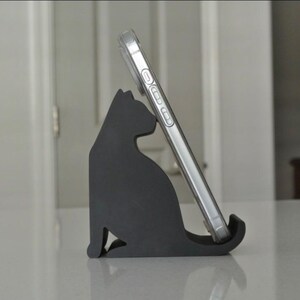Phone Stand, Phone Holder- Cat - Etsy