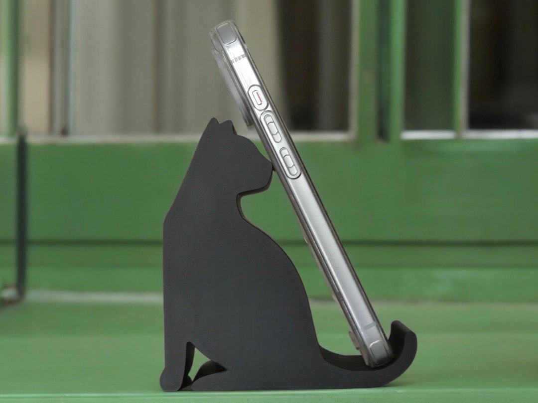 Phone Stand, Phone Holder- Cat - Etsy