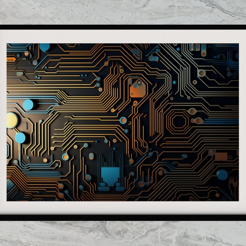 Framed Cpu Art - Etsy