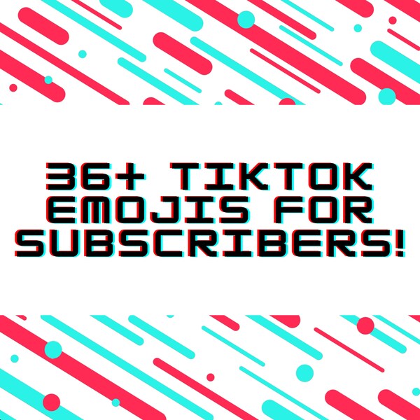 Tiktok Sub Stickers - Etsy