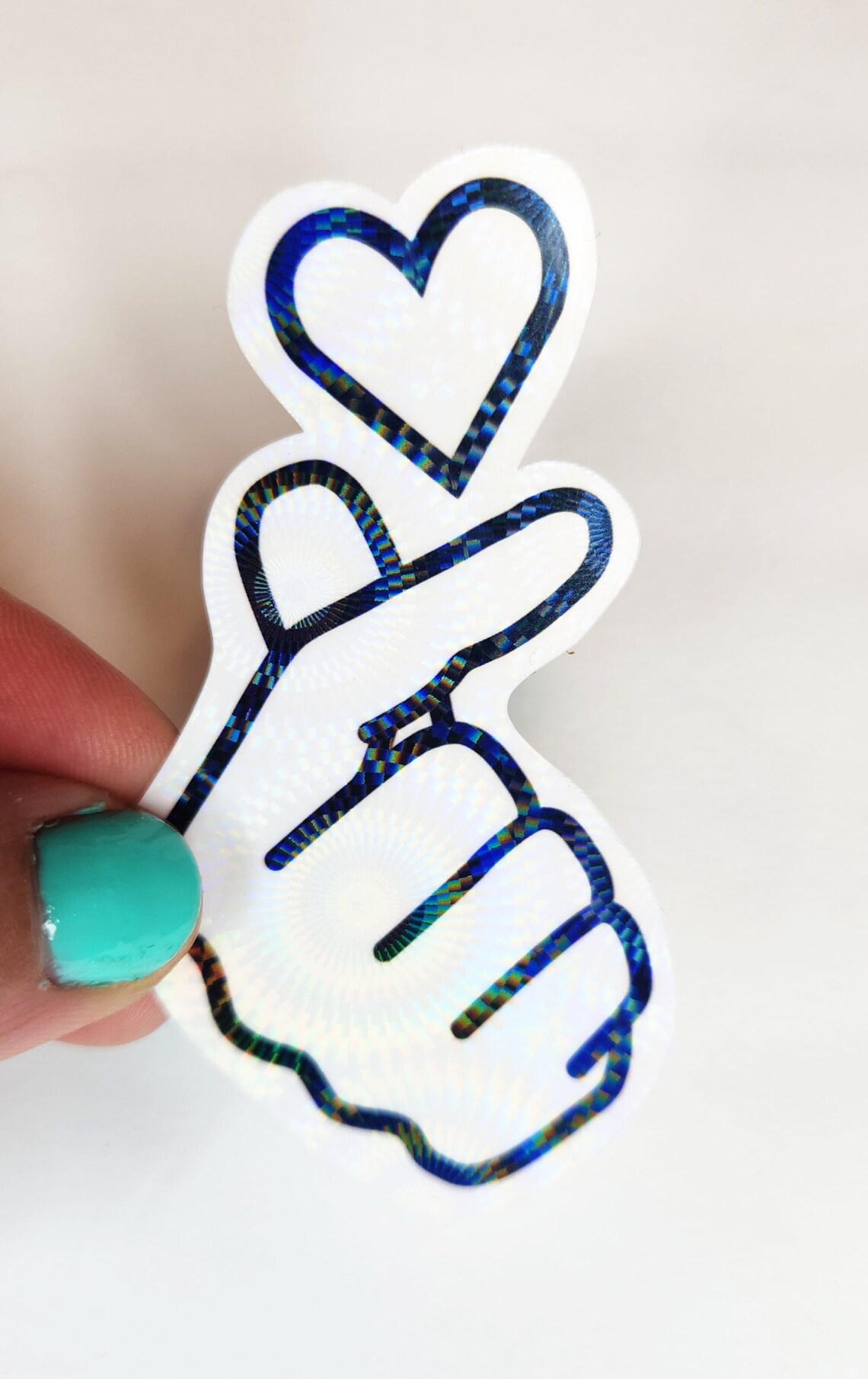 K-pop Finger Heart: Right Hand - Etsy