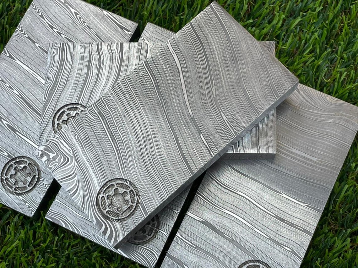 Damascus Steel Beskar Ingot Star Wars Brick Premium Ingot - Etsy