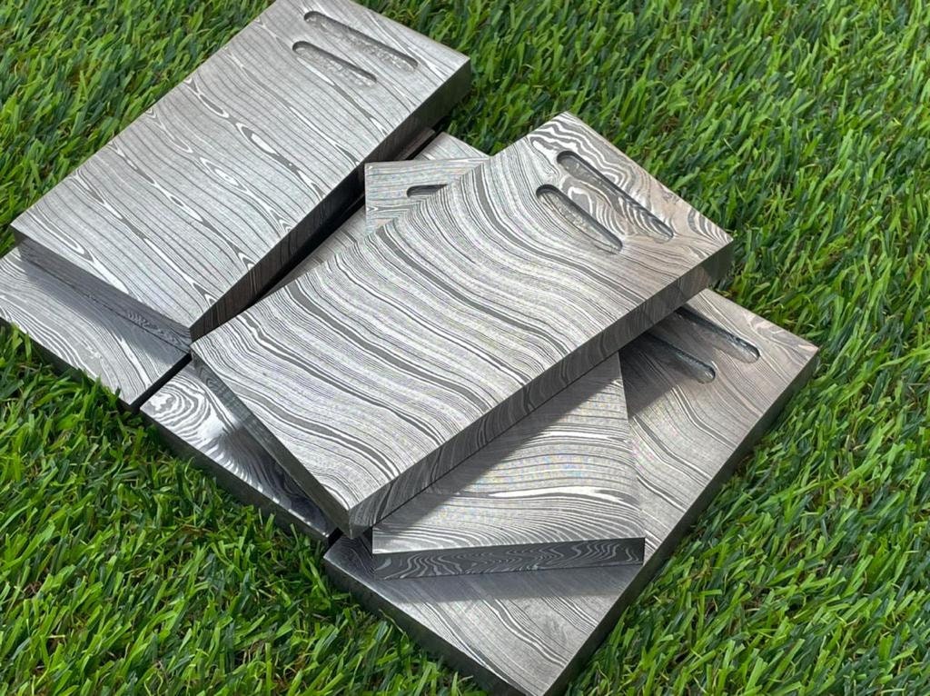 Damascus Steel Ingot, Billet, Bar, Christmas Gift, Gift for Boyfriend ...