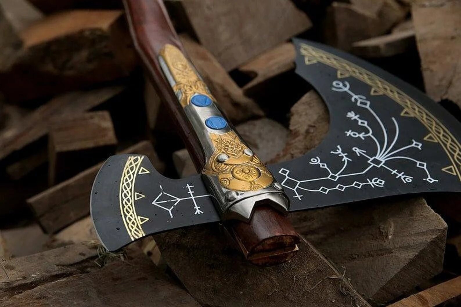 God of War Kratos Leviathan Axe Scandinavian Axe Axe - Etsy