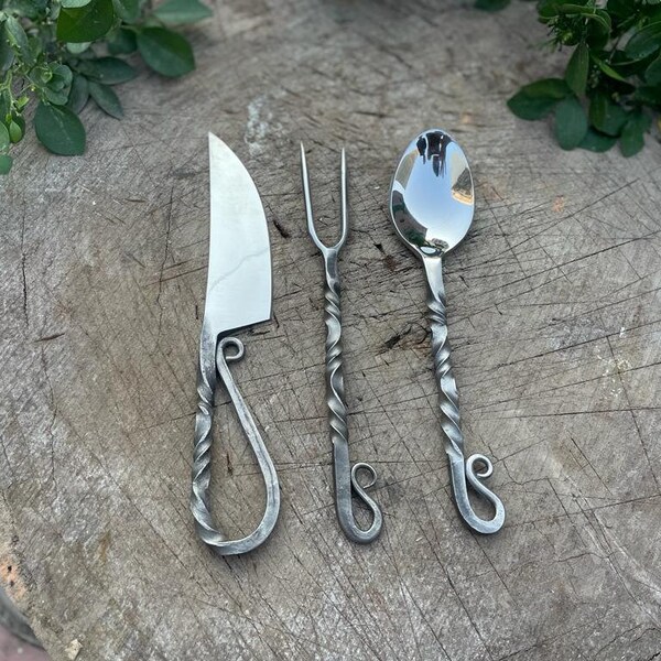 Hand Forged Spoon - Etsy
